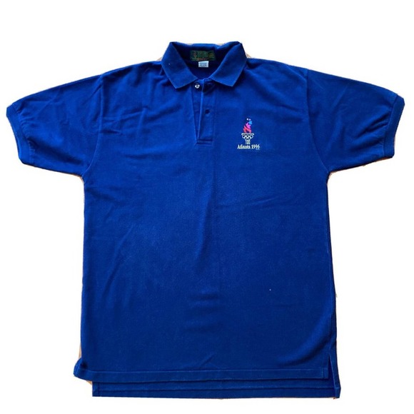 Usa Olympics | Shirts | Vintage Atlanta 96 Shirt Navy Mens Xl Atl ...